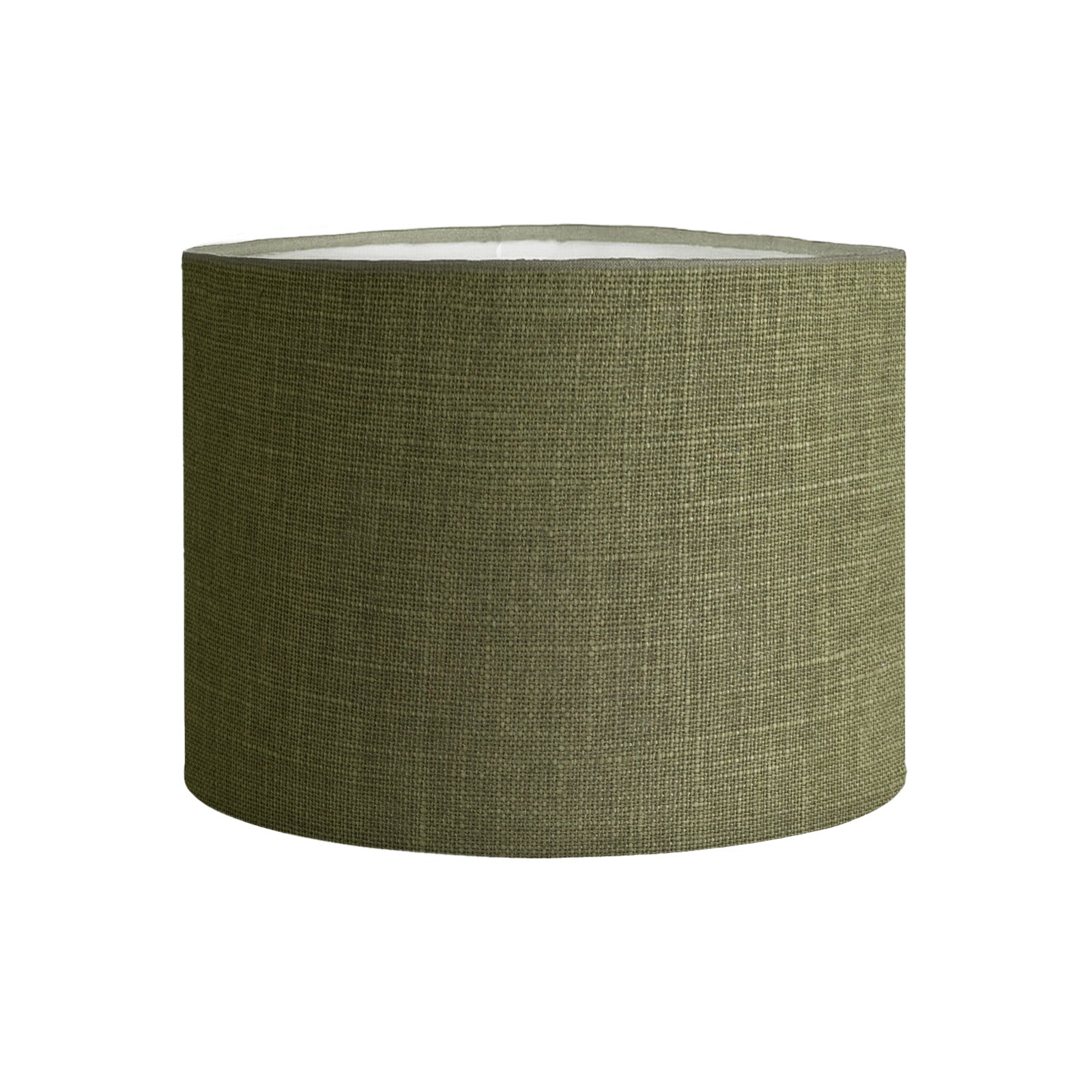 25CM Moss Linen Cylinder Lamp Shade